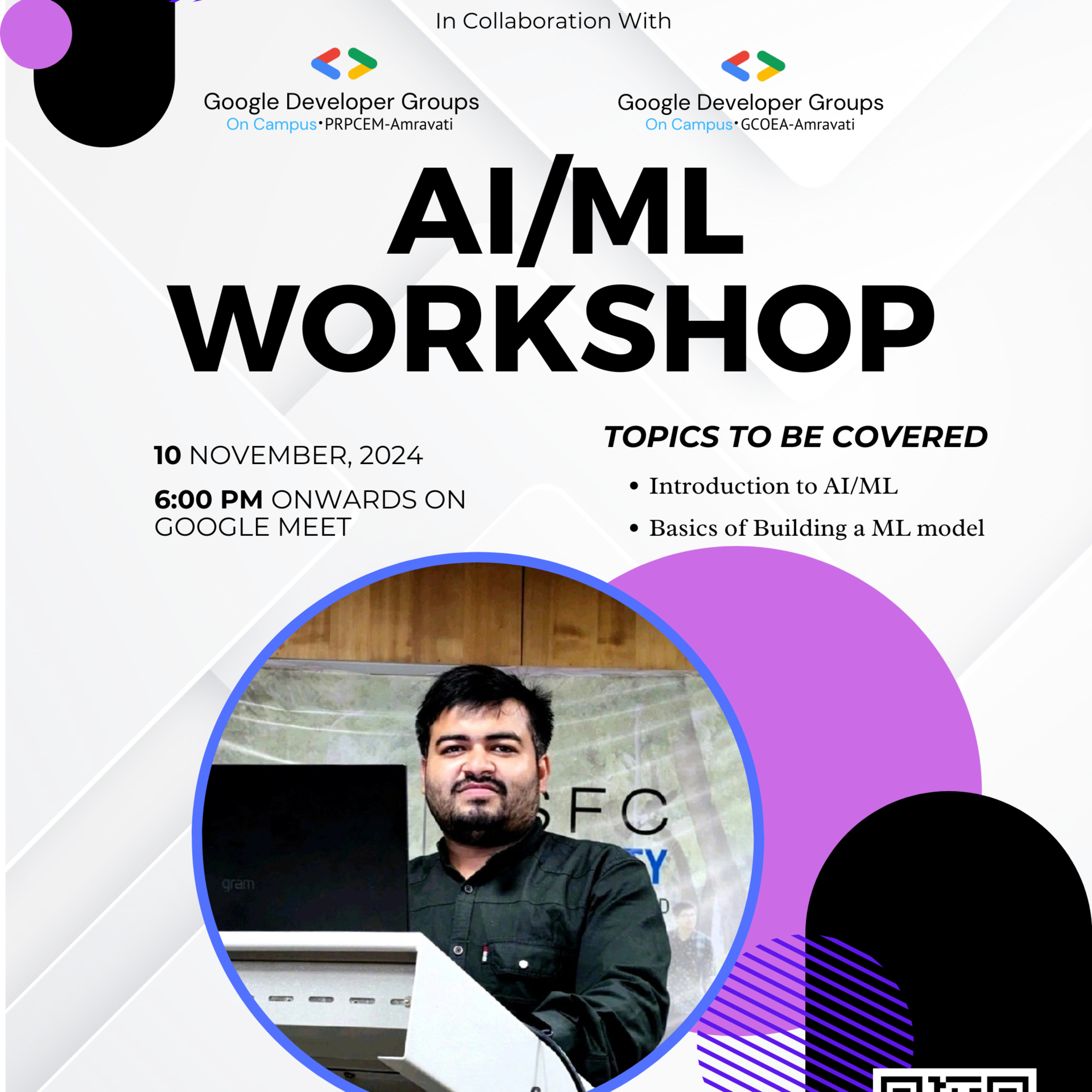 See AI / ML Workshop at Google Developer Groups GDG on Campus Prof. Ram Meghe Institute of ...